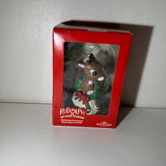 Kurt Adler | Holiday | New Rudolf The Rednosed Reindeer Ornament By ...